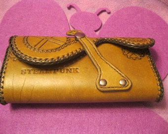 Steampunk wallet | Etsy
