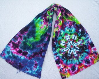Tie dye scarf | Etsy