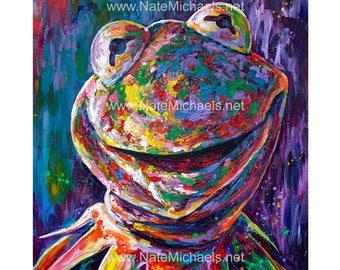 Kermit painting | Etsy