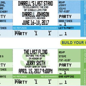 Stag tickets | Etsy