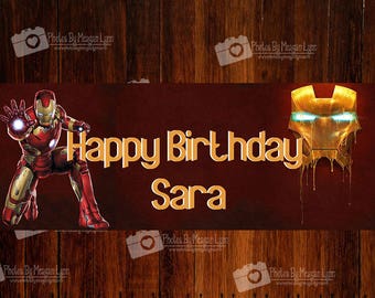 Iron man banner | Etsy