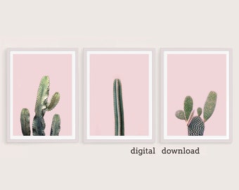 Cactus poster | Etsy