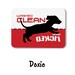 Clean Dirty Dishwasher Magnet Weiner Dog Design Washed