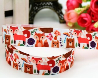 Woodland ribbon | Etsy