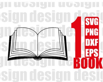 Books svg files | Etsy
