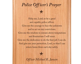 Police prayer | Etsy
