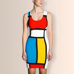 Mondrian dress | Etsy