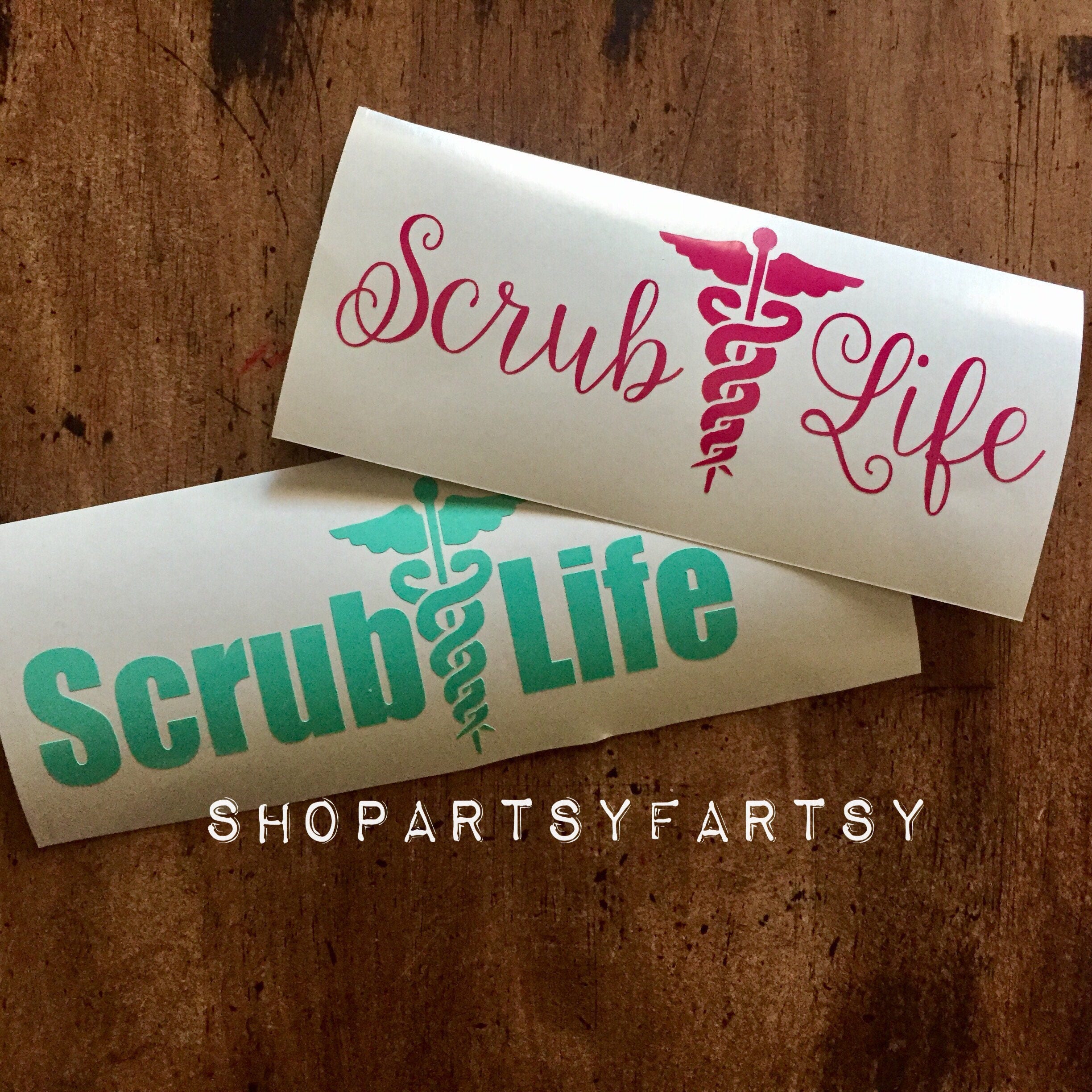 Scrub Life Decal for Nurse Medical Student Medical