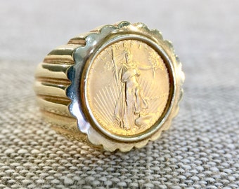Antique mens ring | Etsy