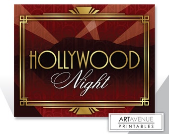 Hollywood sign print | Etsy