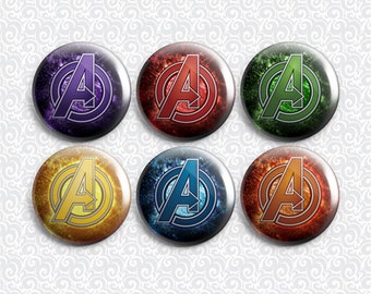 Superhero button | Etsy