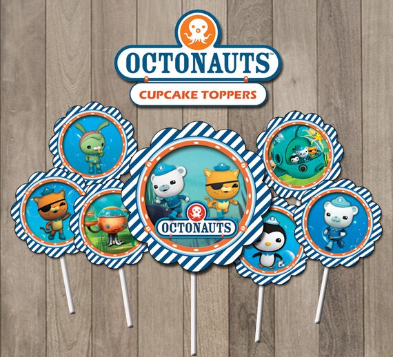 Octonauts Cupcake Toppers Octonauts Party Octonauts