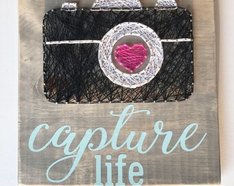 String art camera | Etsy