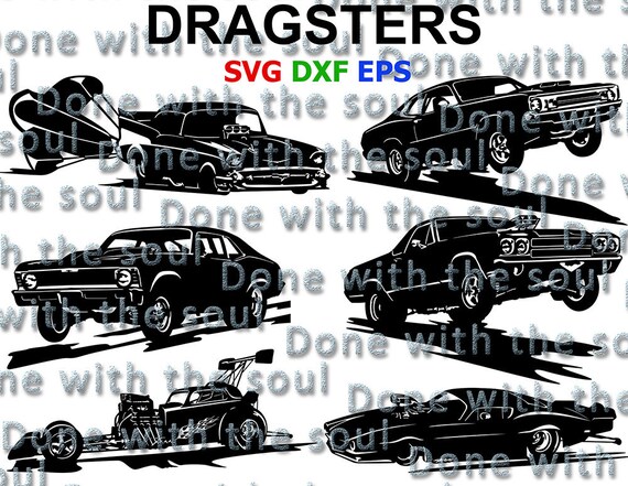 Dragster Drag car Drag racing Car vector Chevy nova