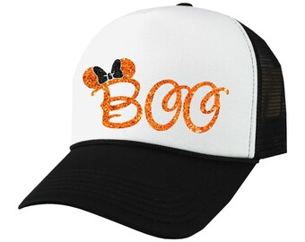 Disney Trucker Hat Minnie Mouse Bow // Cinderella Castle