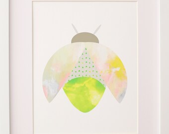 FireFly Printable Insect Mask Lightning Bug Costume for Kids