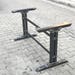 28 Metal Table Legs w Extension Bars Steel Base Width
