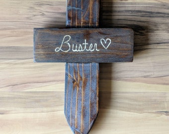 Cross for pet grave | Etsy