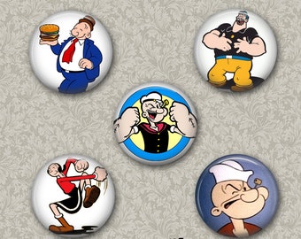 Popeye pin | Etsy