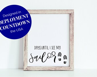 Daddy Deployment Countdown