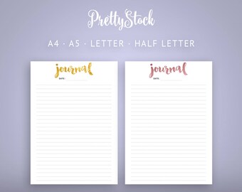 Journal printable | Etsy