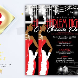 Harlem nights invitations | Etsy