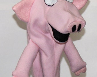 Pig puppet | Etsy