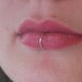 Lip ring Silver lip ring Lip piercing Lip jewelry Lips