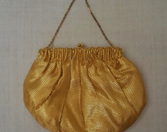 Gold evening bag | Etsy