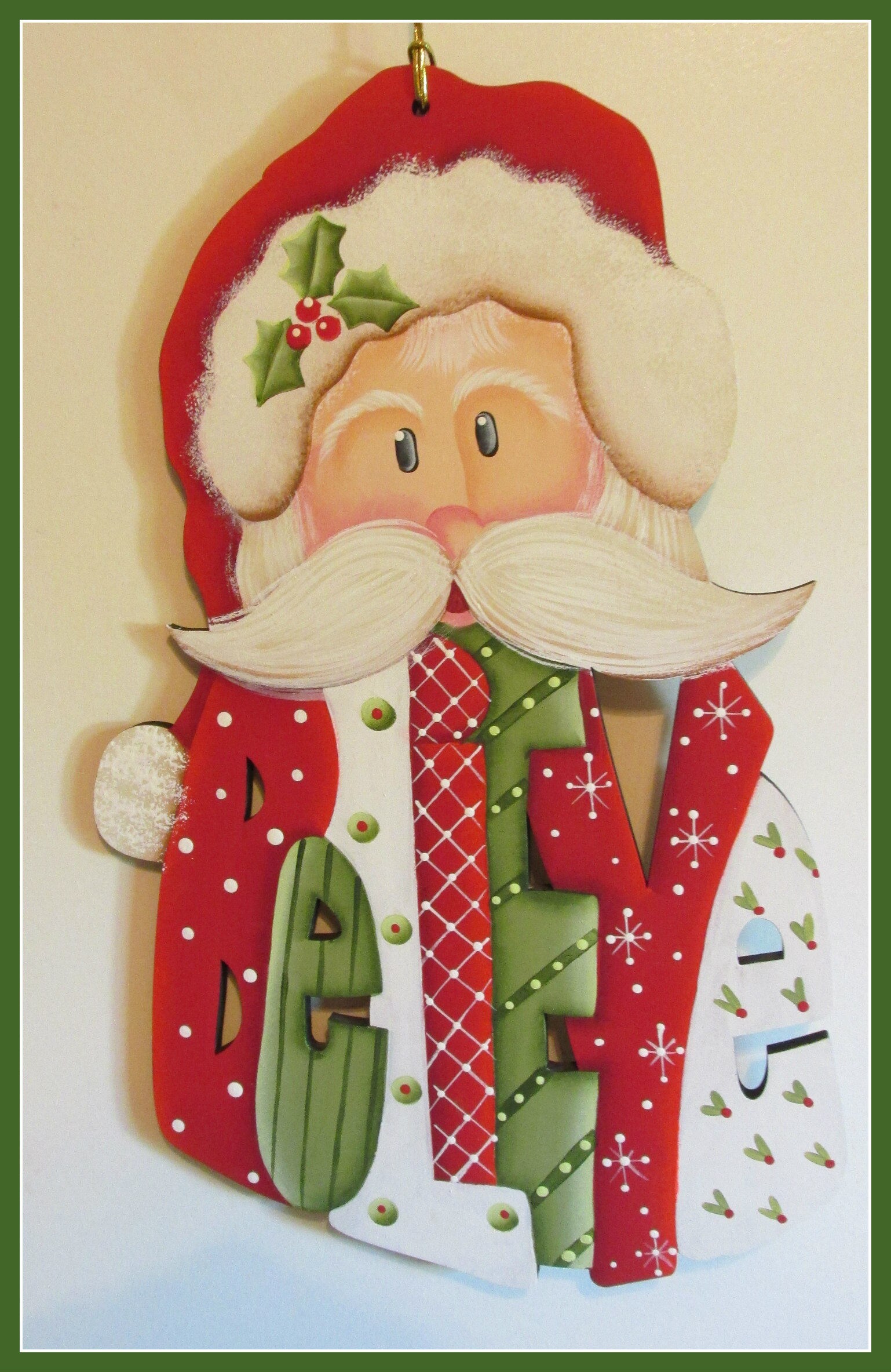 Believe Santa Wall Decor door decoration Christmas