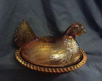 Chicken candy dish | Etsy