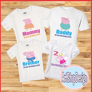 Peppa pig shirt | Etsy