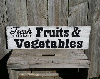 Antique fruit sign | Etsy
