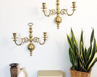 Brass wall hanging | Etsy