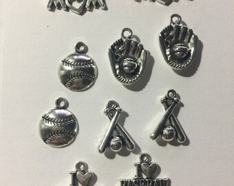 Baseball Charm Necklace Ball Chain Easter Gift Sports