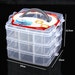 Plastic storage box organiser box 24 compartments box