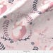 Pink Fox Fabric Fox In A Wreath By Innamoreva Woodland Fox
