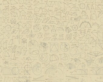 Math fabric | Etsy