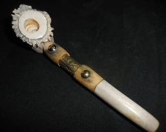 Deer antler pipe | Etsy