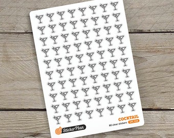 Clear stickers | Etsy