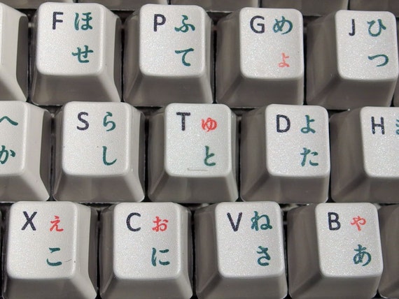 English Japanese keycap set for IBM Model M keyboard Colemak