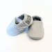 Grey Baby Booties Baby Gifts Gray Baby Crib Shoes Grey Baby