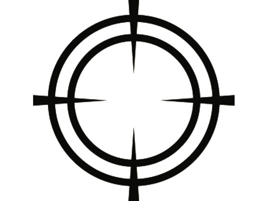 Scope 1 Shotgun Rifle Target Gun Weapon Shooting Hunting .SVG