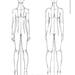 Female FASHION FIGURE TEMPLATES