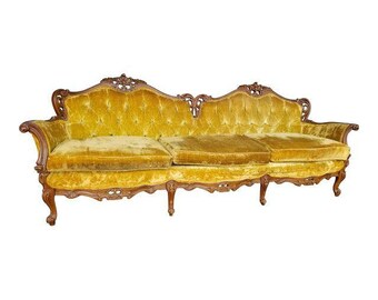 Velvet sofa | Etsy
