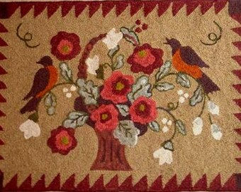 One Fish Two Fish Rug Hooking Pattern