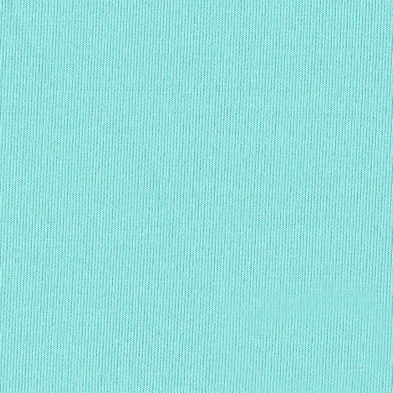 Aqua Knit Fabric by the yard Aqua solid Techno fabric Aqua