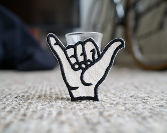 Shaka Sign Hang Loose Hand Sticker Hawaii Decal Colorful Car