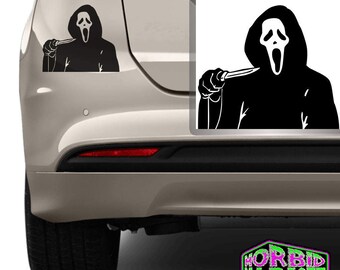 Ghostface sticker | Etsy