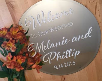 Mirror welcome sign | Etsy